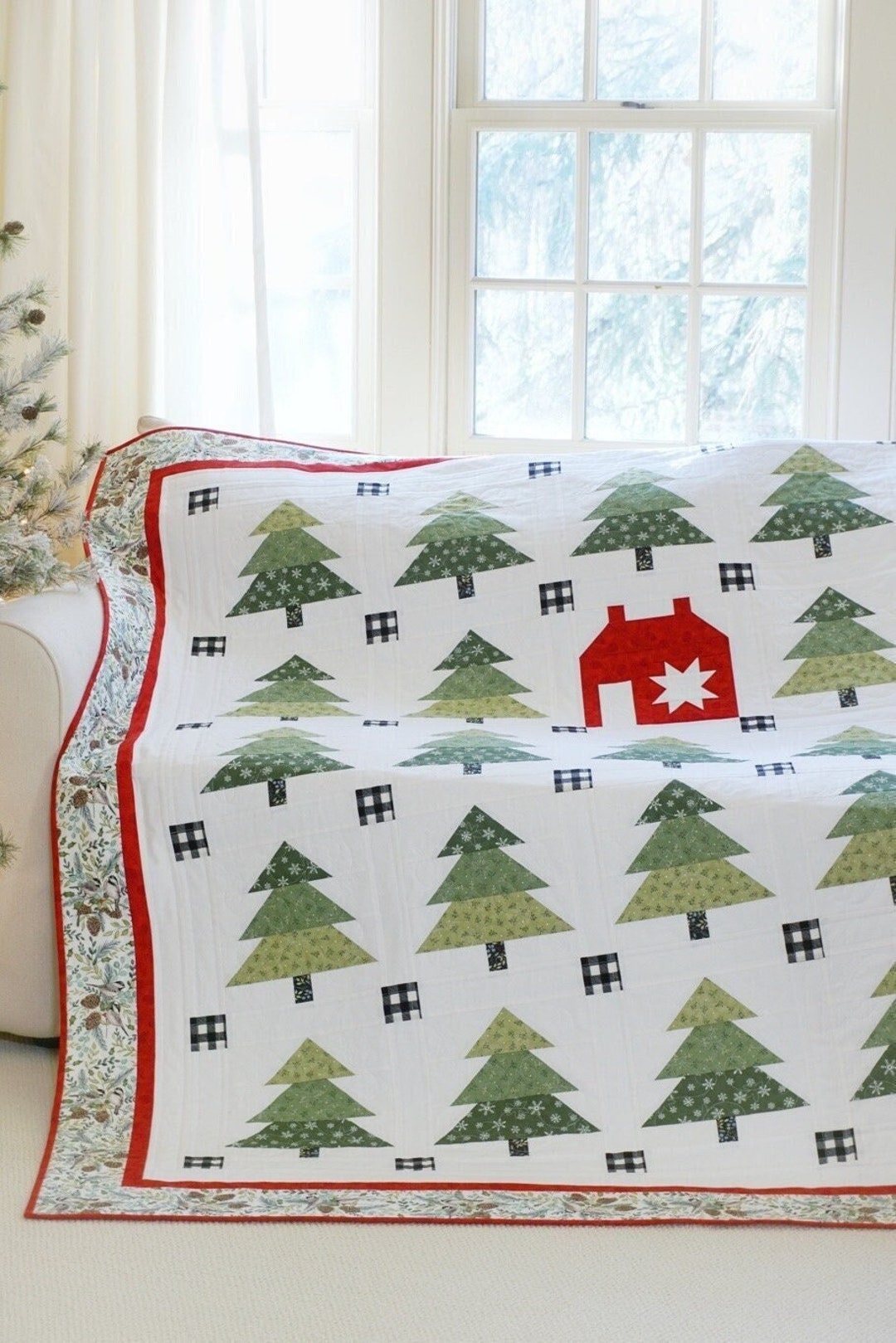 Quilt Pattern for Christmas Pine Valley Christmas Quilt Pattern PDF ...