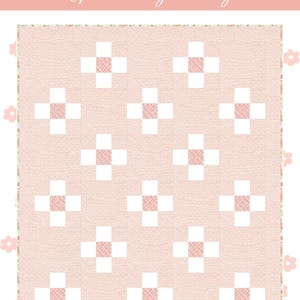 Quilt Pattern PAPER Copy Blossom Quilting Pattern for Baby Quilts to Bed Quilts Easy Quilting ...