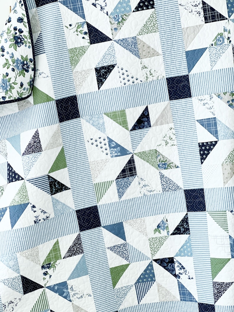 Charm Pack Quilt Pattern PDF Easy Quilt Patterns for Beginners Quilt ...