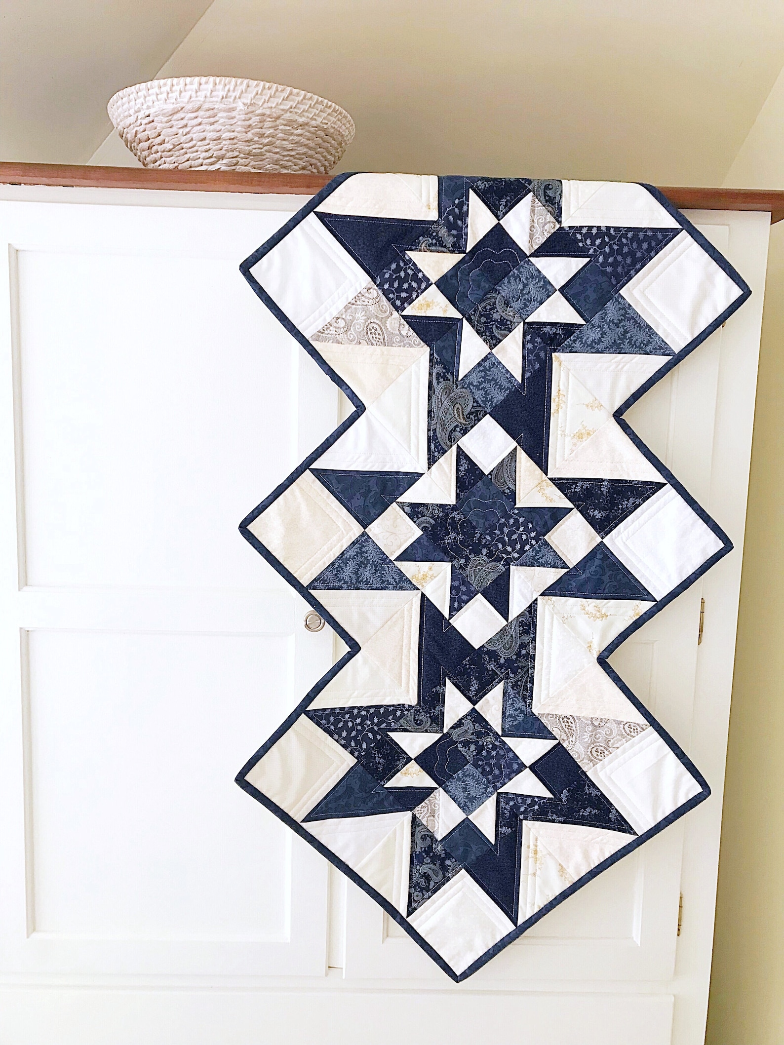 Table Runner Patterns PDF Star Quilting Patterns Scrappy Table - Etsy