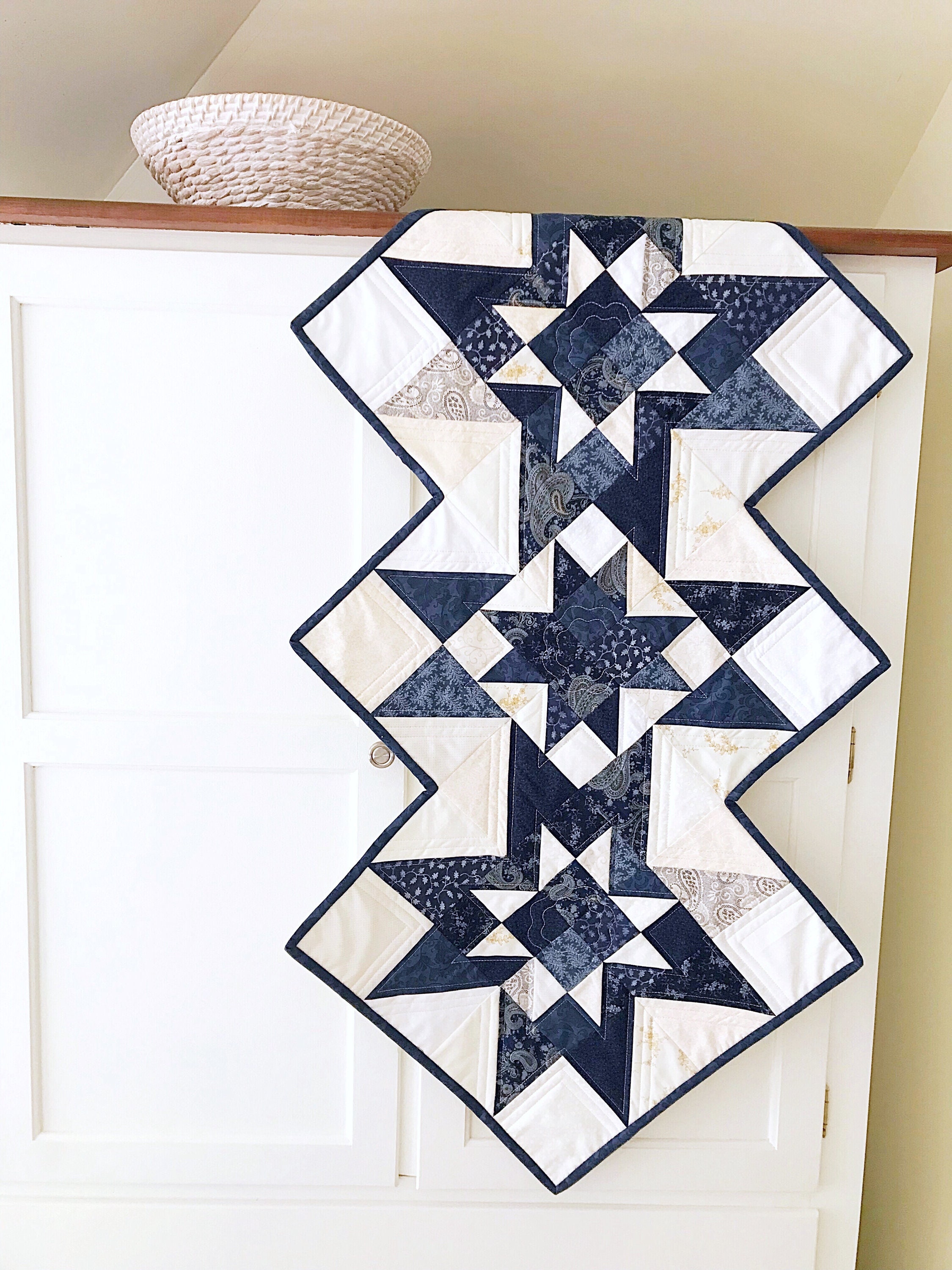Table Runner Patterns PDF Star Quilting Patterns Scrappy Table - Etsy