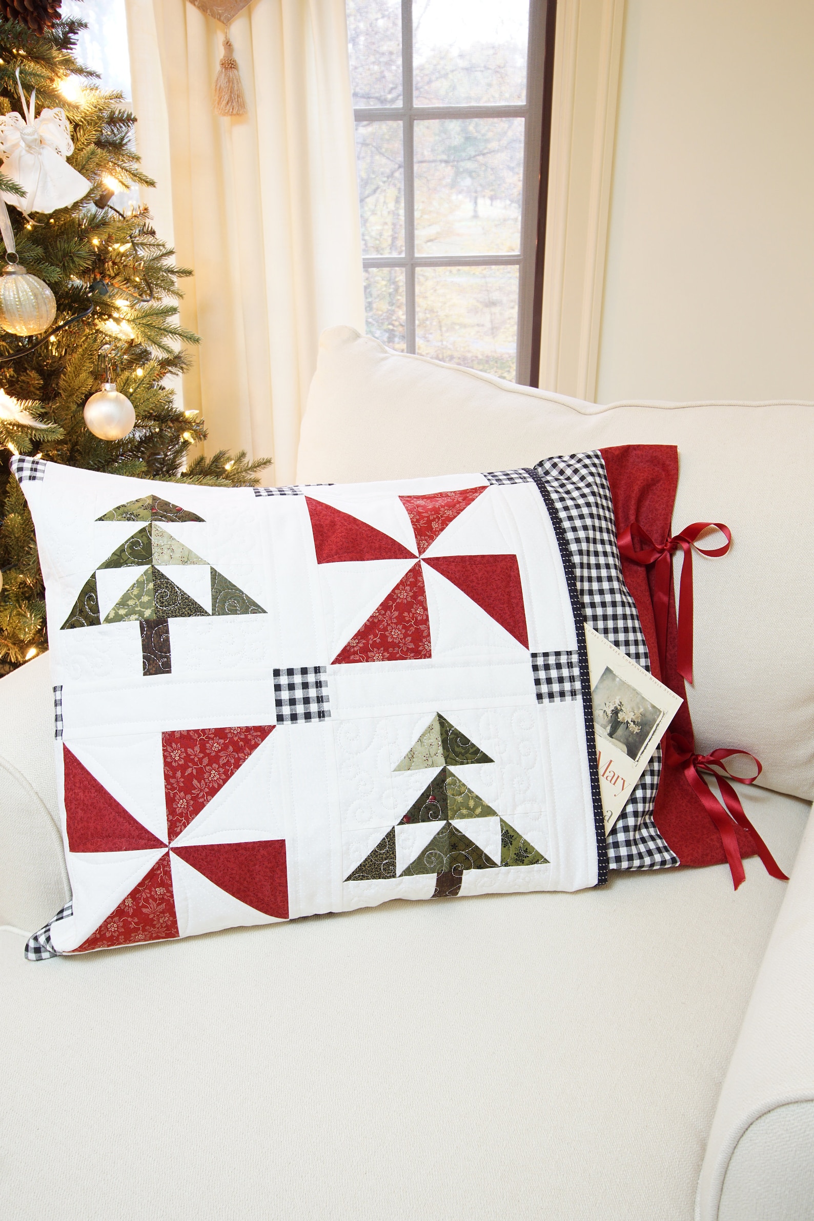 Christmas Quilt Patterns PDF and FREE Pillow Sham Pattern Easy - Etsy
