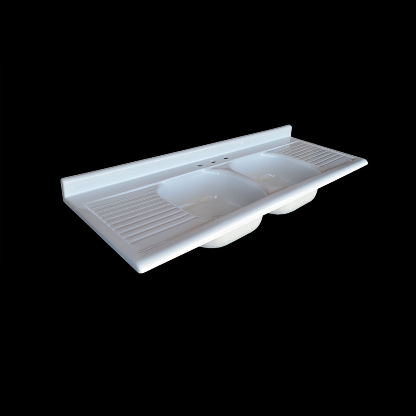 66 X 25 Double Bowl Double Drainboard Farmhouse - Etsy