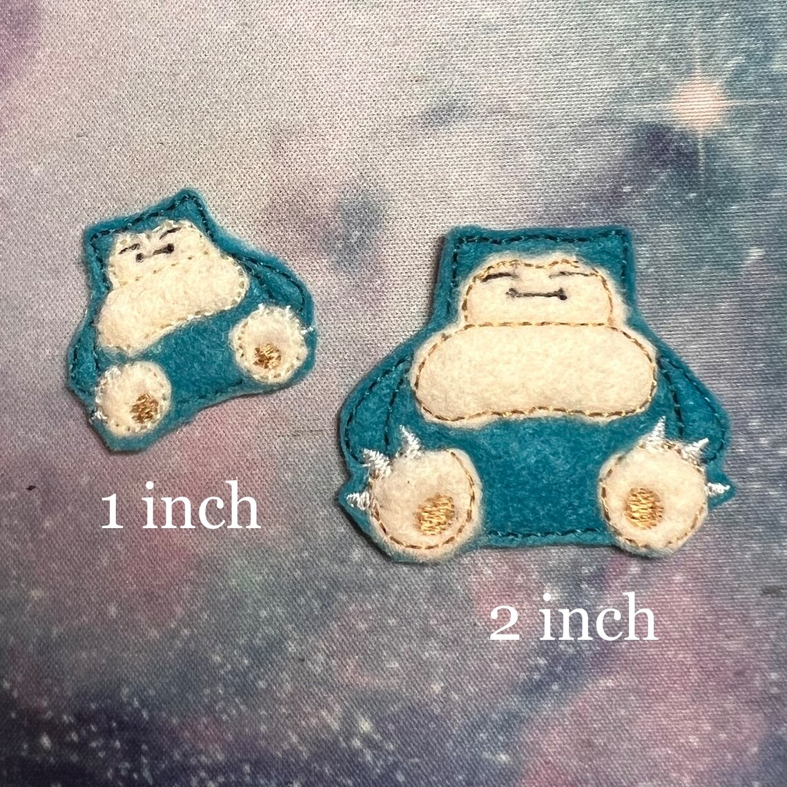 Snorlax Feltie Pokemon Normal Embroidery Design Felt Bow Clippy Reel - Etsy