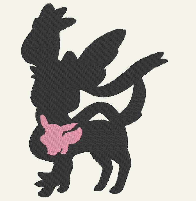 Embroidery Pokemon Eevee Sylveon Fairy Evolution Stack - Etsy