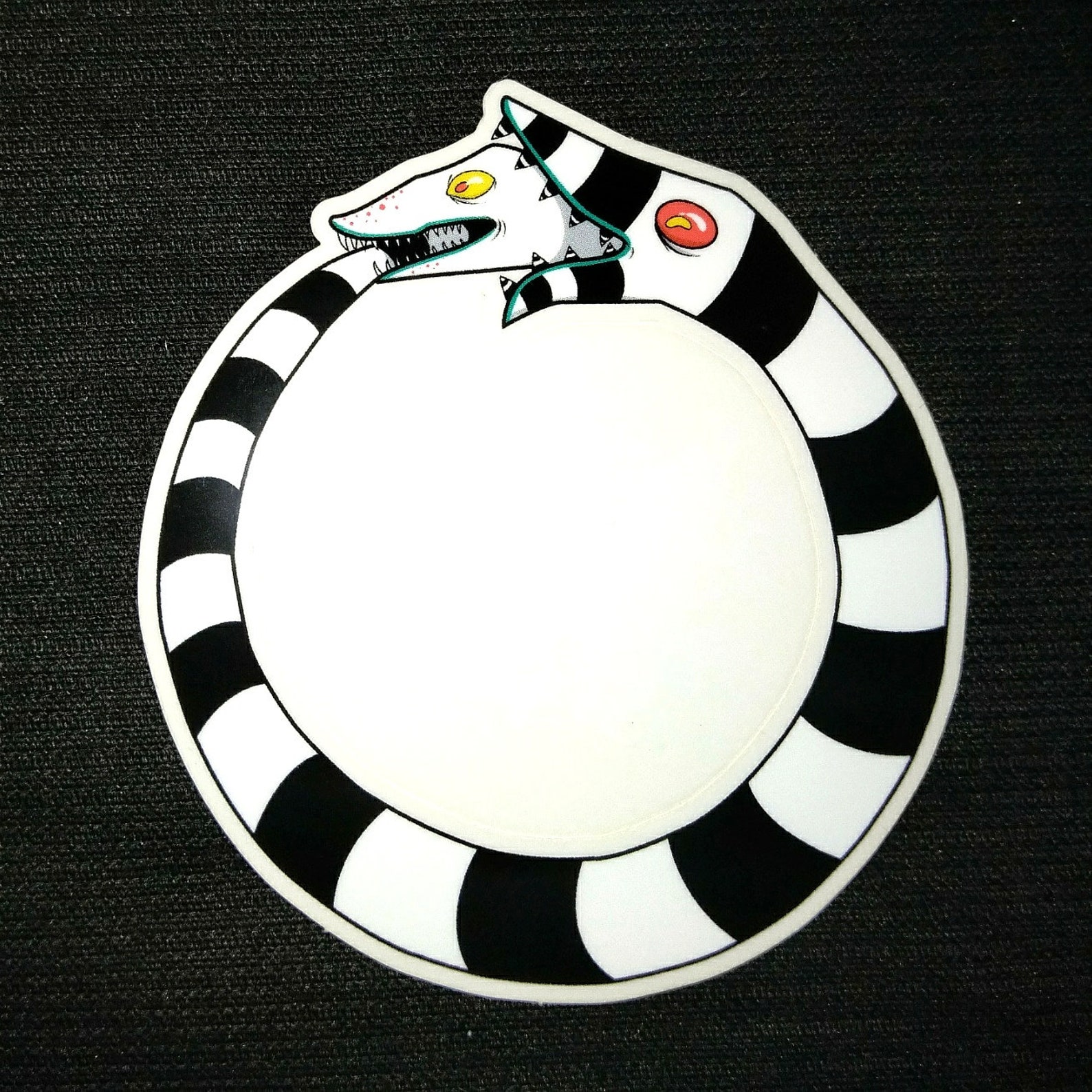 Beetlejuice Ouroboros Sandworm Sticker 1988 Movie Creepy - Etsy
