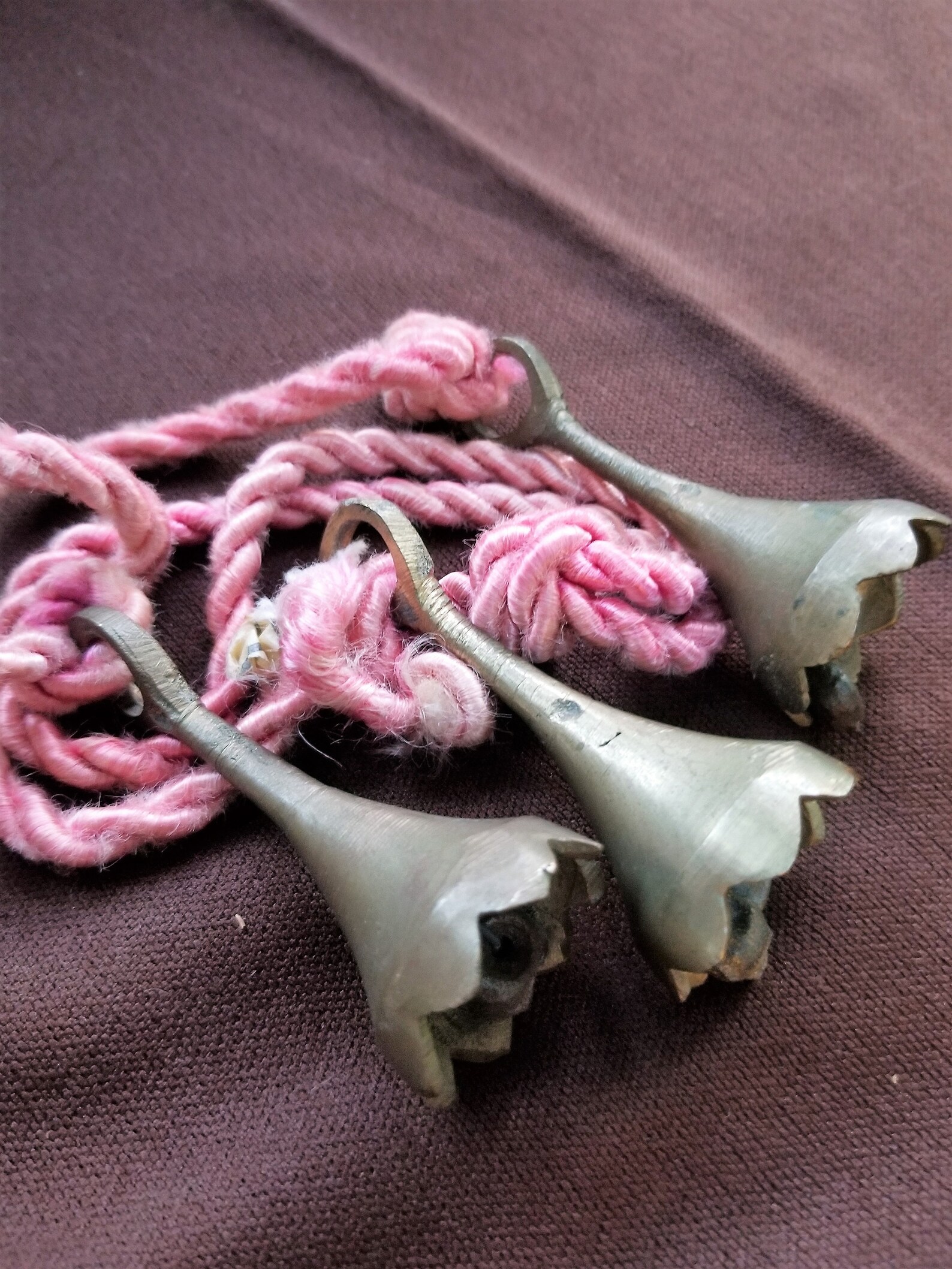 Brass Chimes 3 Fluted Tulip-shaped Bells - Etsy