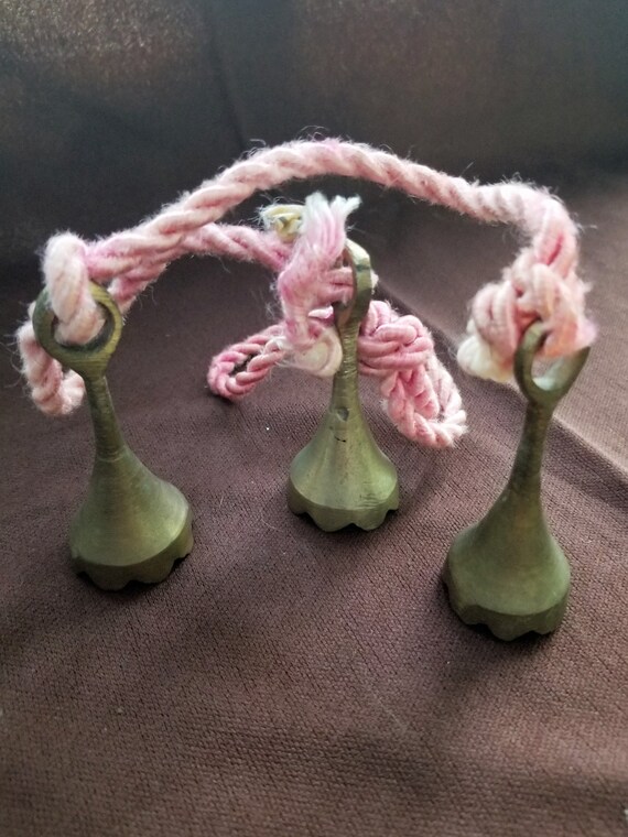 Brass Chimes 3 Fluted Tulip-shaped Bells - Etsy