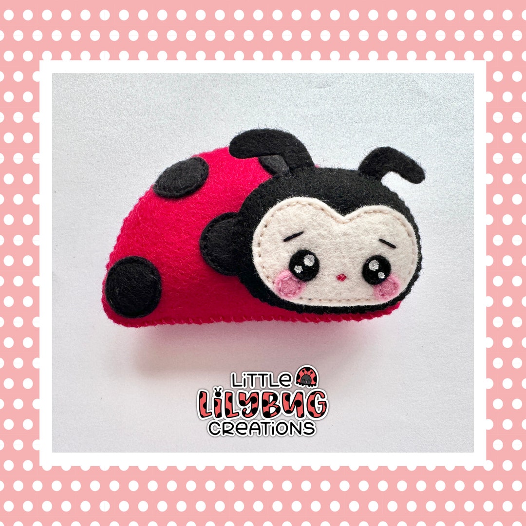 Felt Ladybug PDF Pattern/felt Ladybird PDF Pattern/ladybug Decoration ...