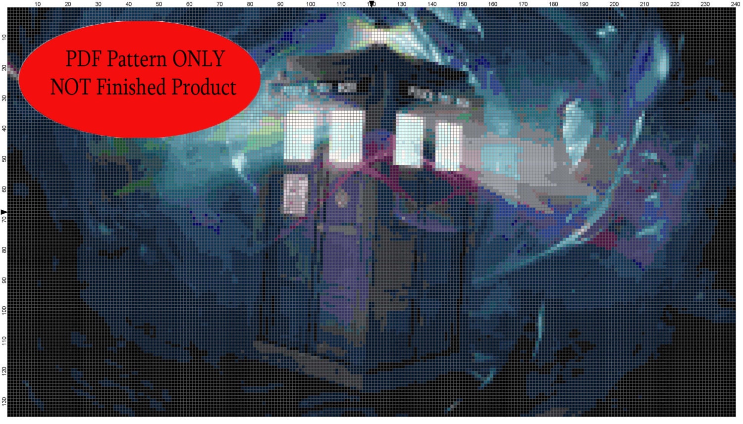 Dr Who Tardis Pattern