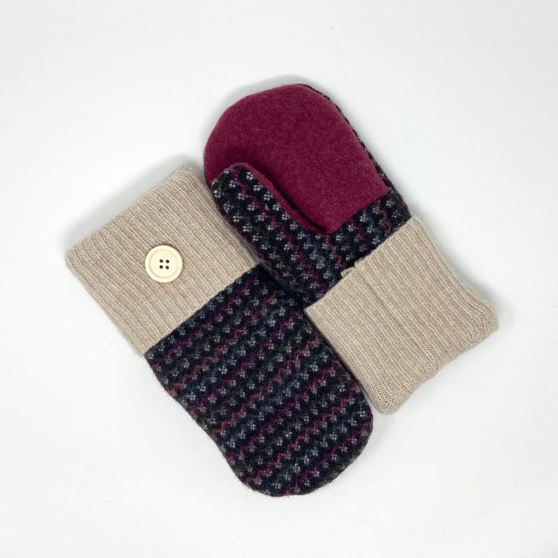 Upcycled Mittens - Etsy