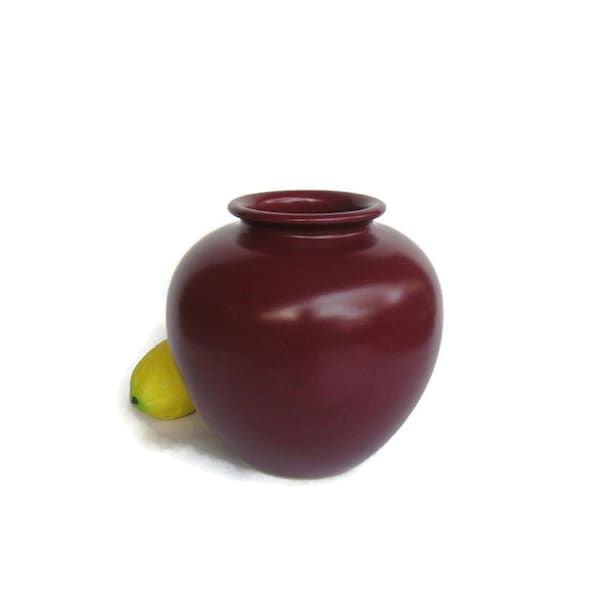 Maroon Vase - Etsy