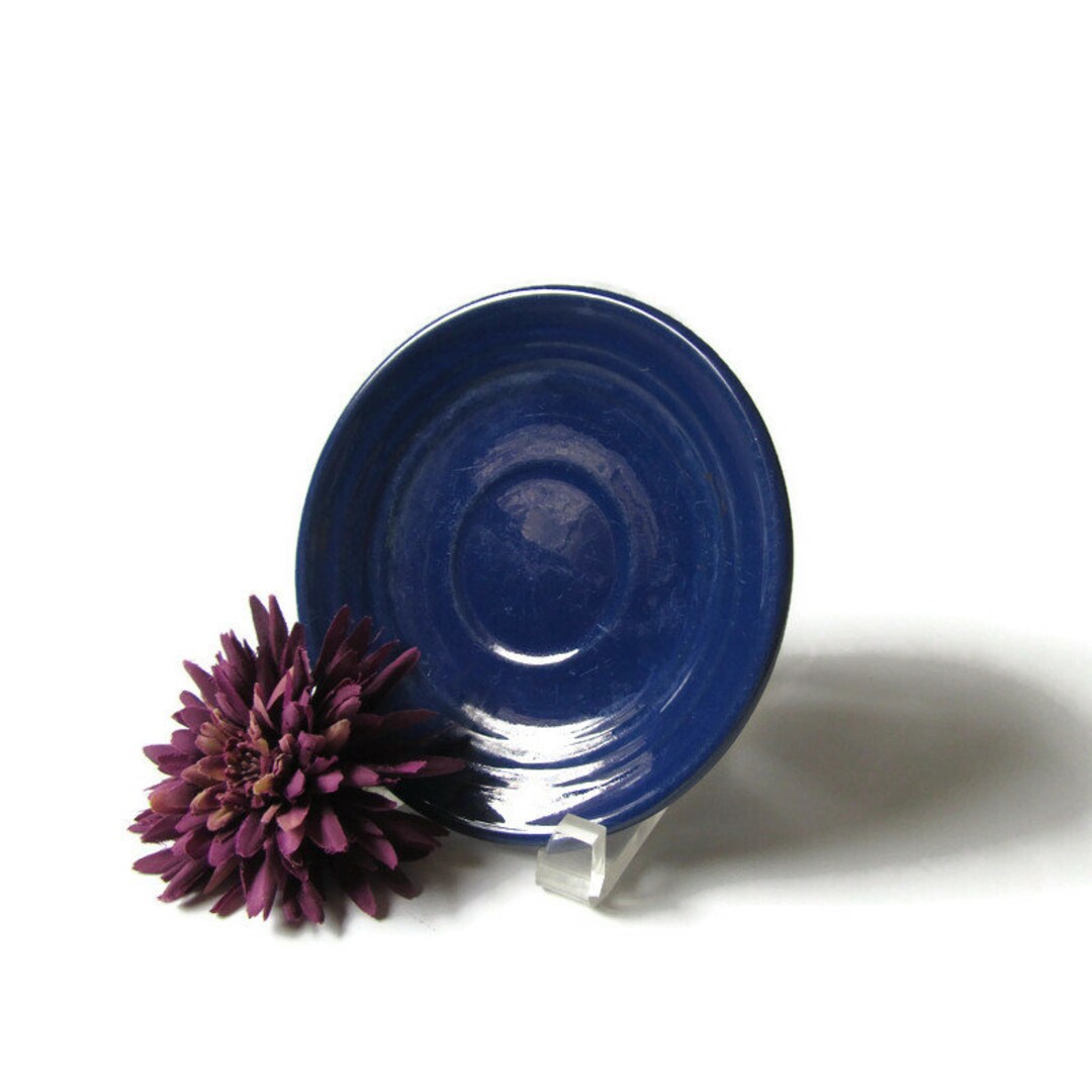 Bauer Royal Blue Cup Saucer, 1930's-1950's; Bauer Royal Blue, Bauer ...