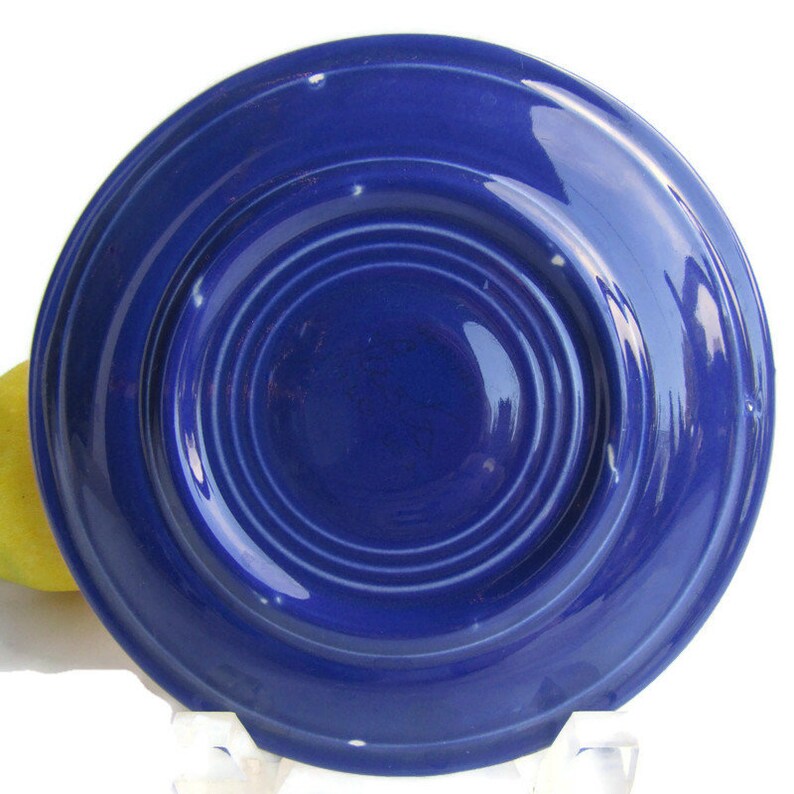 Bauer Royal Blue Cup Saucer 1930's-1950's Bauer - Etsy