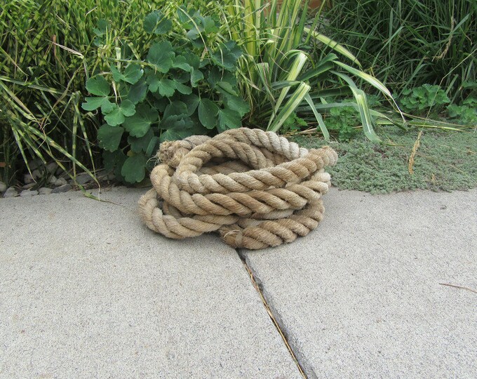Antique Hemp Rope; Cottagecore Rope, Farmhouse Rope, Nautical Rope ...