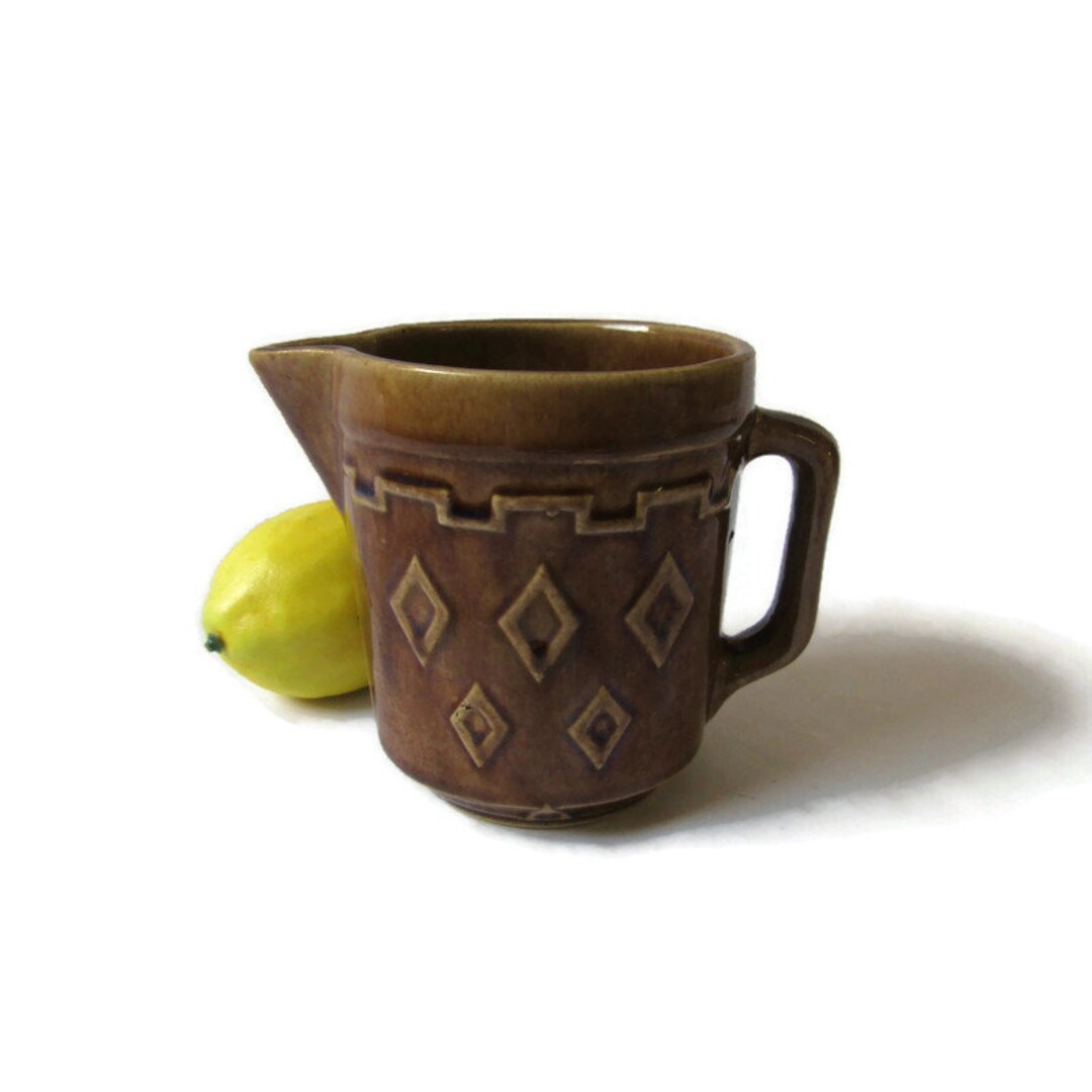 Monmouth Pottery Batter Pitcher; Monmouth Pottery Juice Pitcher ...