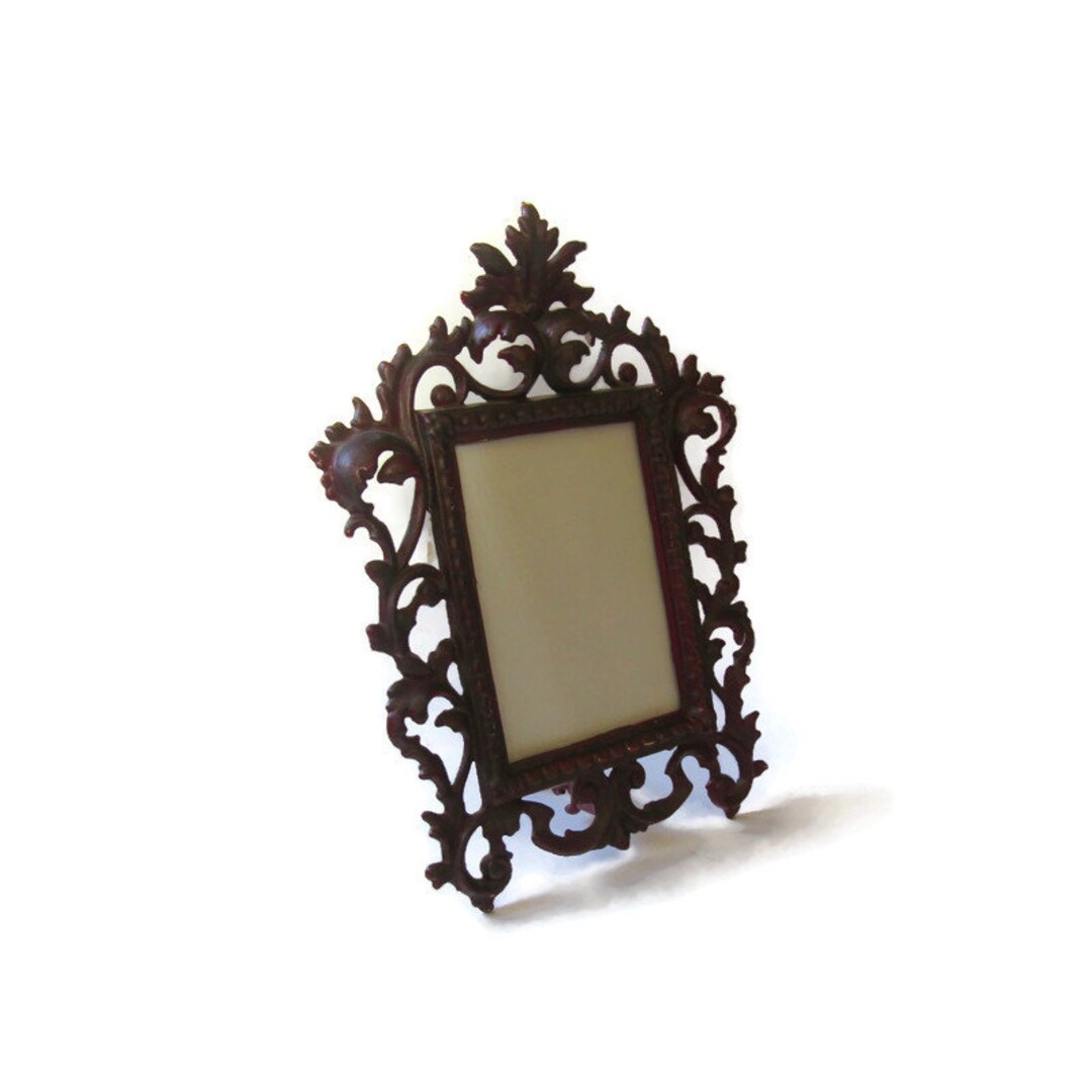 Iron Art Cast Iron Picture Frame JM34; Cast Iron Picture Frame, Easel ...
