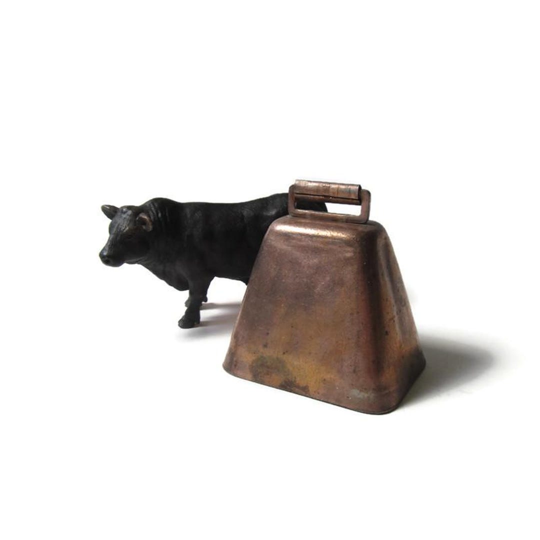 Vintage Rolled Steel Livestock Bell; Animal Bell, Cowbell, Goat Bell ...