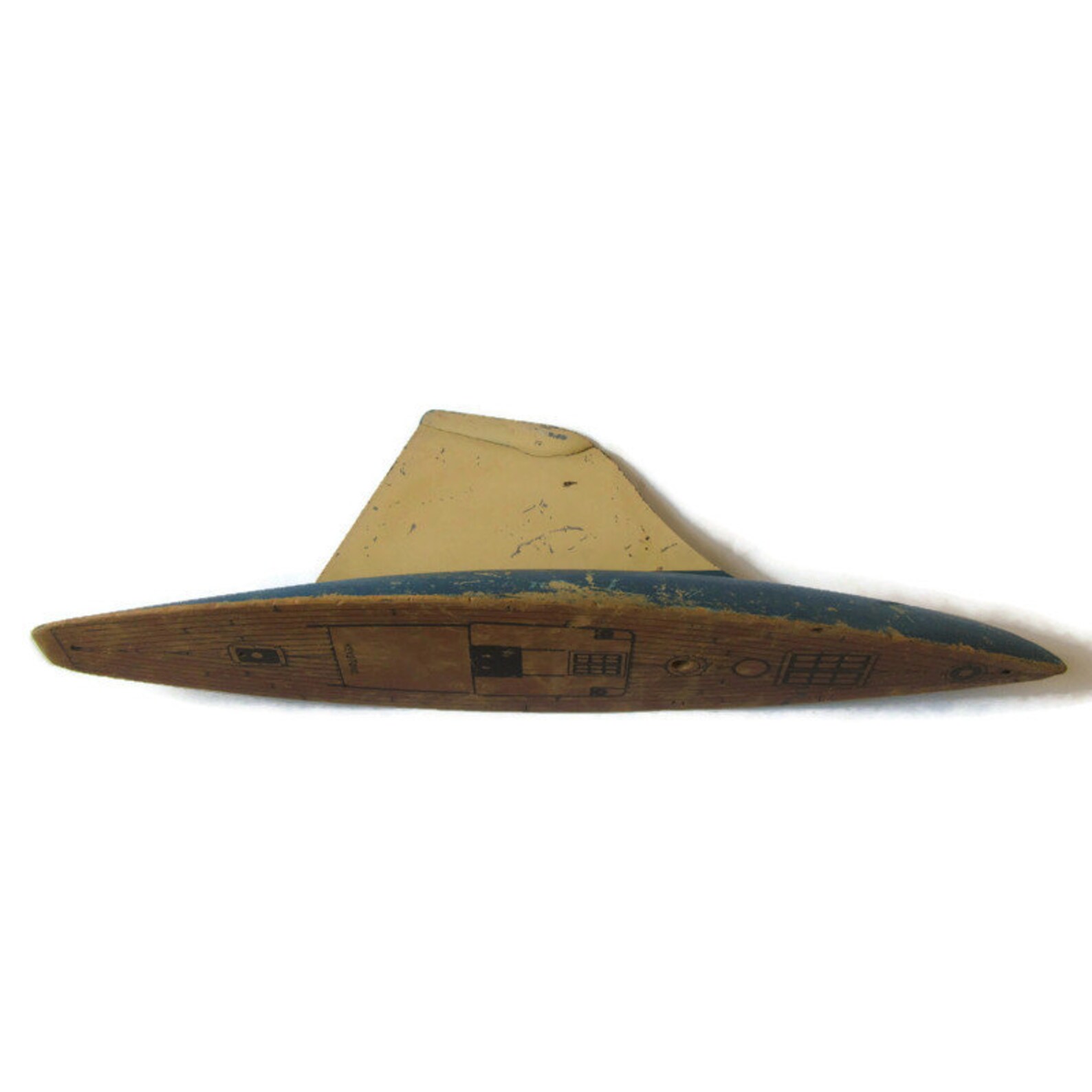 Keystone Toy Co. Pond Boat/sloop 1938-1939 Antique Toy - Etsy