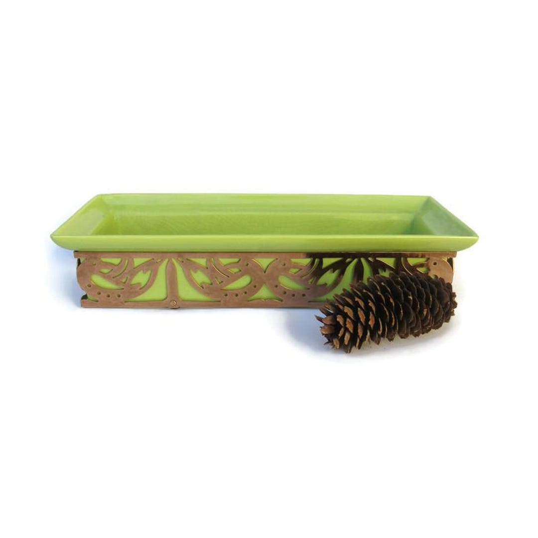 Mid Century Modern Ceramic Window Box Planter & Frame; Mid Century ...