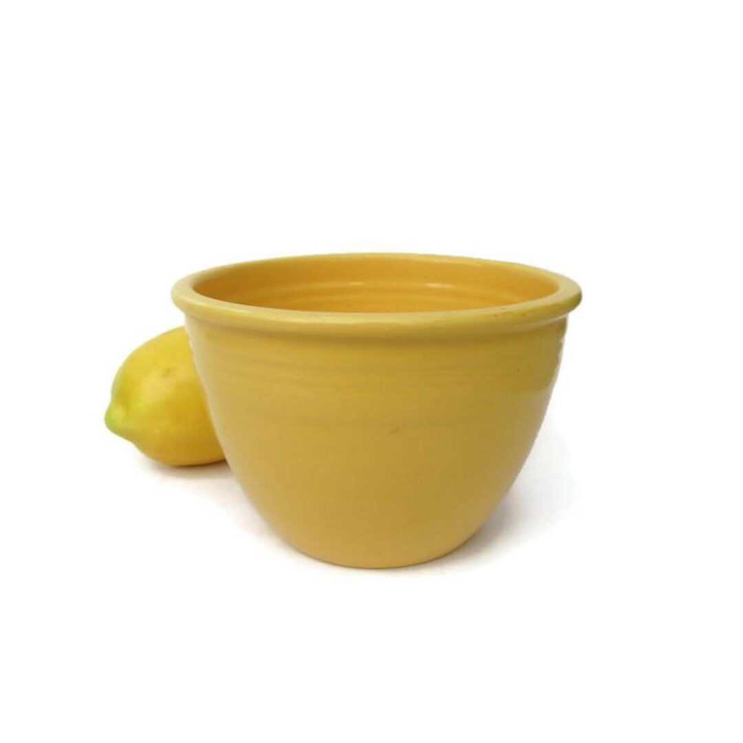 Fiesta Yellow Nesting Mixing Bowl #2; Original Fiestaware, Fiesta Old ...