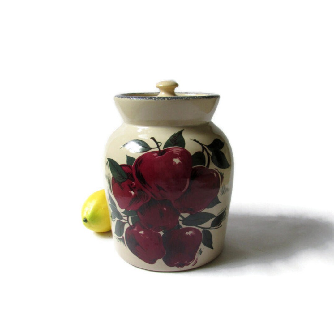 Canister; Home & Garden Party Canister, Home Garden Party Apple ...