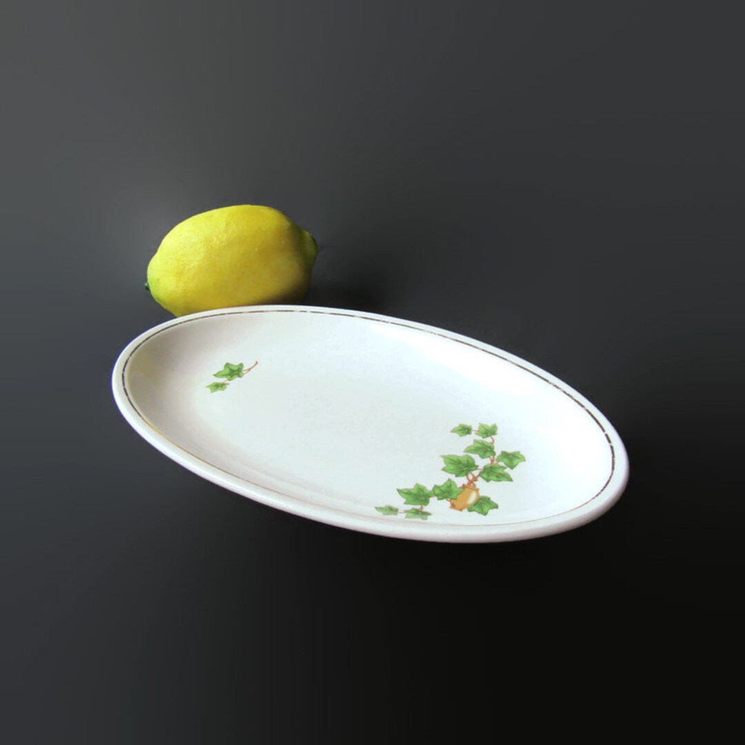 Paden City Ivy Relish Dish, 9"; Paden City Pottery Ivy Relish Dish ...