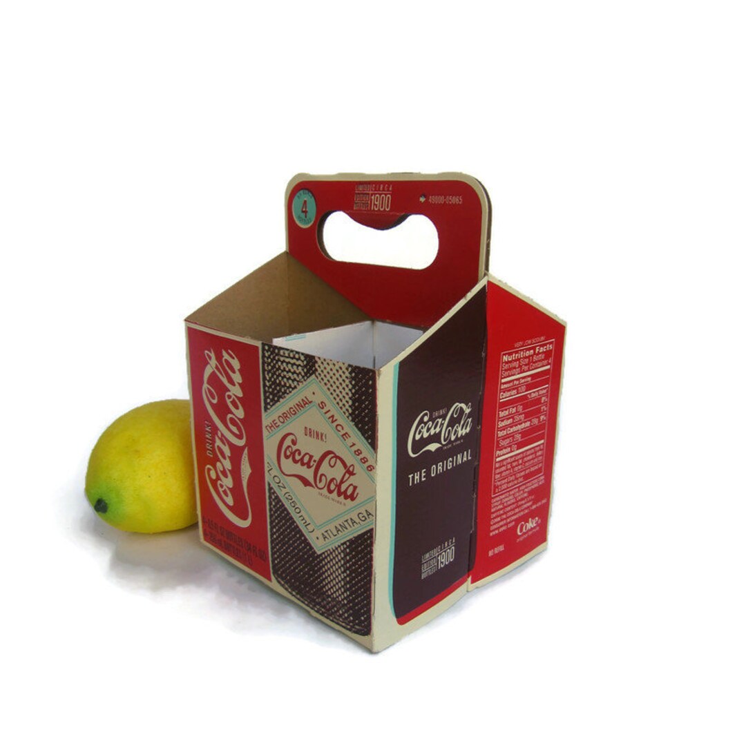 Coca Cola Circa 1900 Commemorative 4 Pack 8.5 Oz. Bottle Carrier; Coca ...