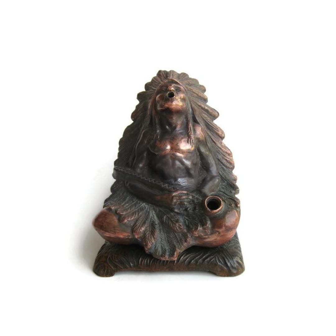 Indian Chief Incense Burner; Indian Incense Burner, Native American ...