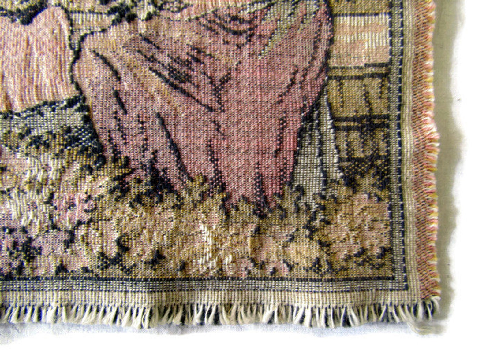 Tapestry; Belgian Tapestry, Belgian Textile, Vintage - Etsy