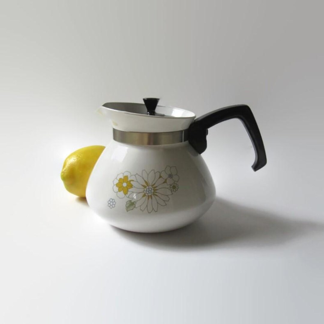 Corning Ware Floral Bouquet 6 Cup Teapot P-104; Corning Ware Teapot ...
