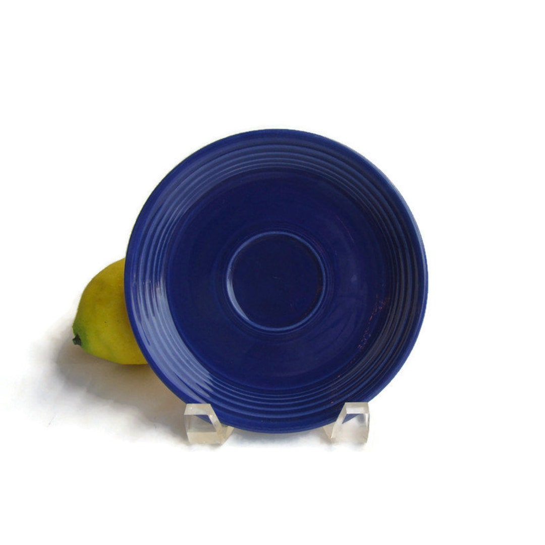 Bauer Royal Blue Cup Saucer 1930's-1950's Bauer - Etsy