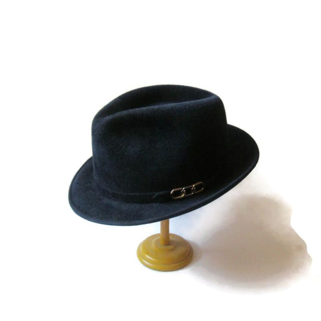 Churchill, LTD. Fedora, US Size 7 1/2 Blue Fedora, Midnight Blue Fedora ...