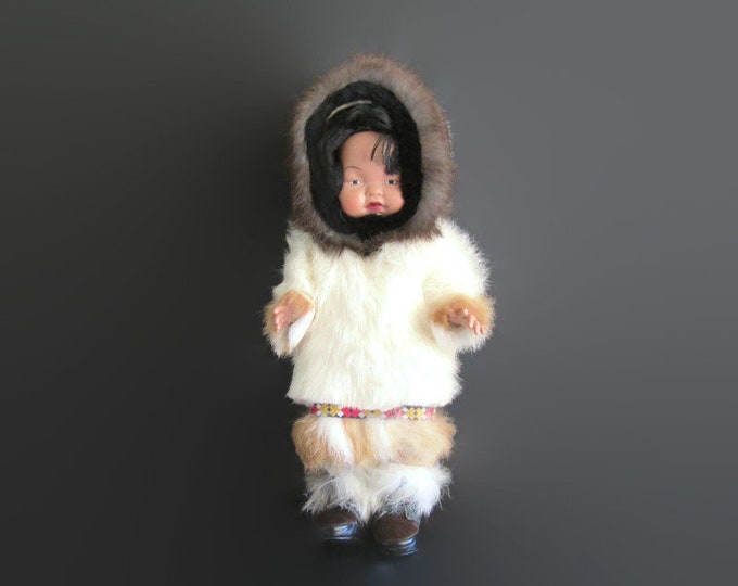 Memeluck Eskimo Doll, Memeluck Fur Doll Company; Alaska Doll ...