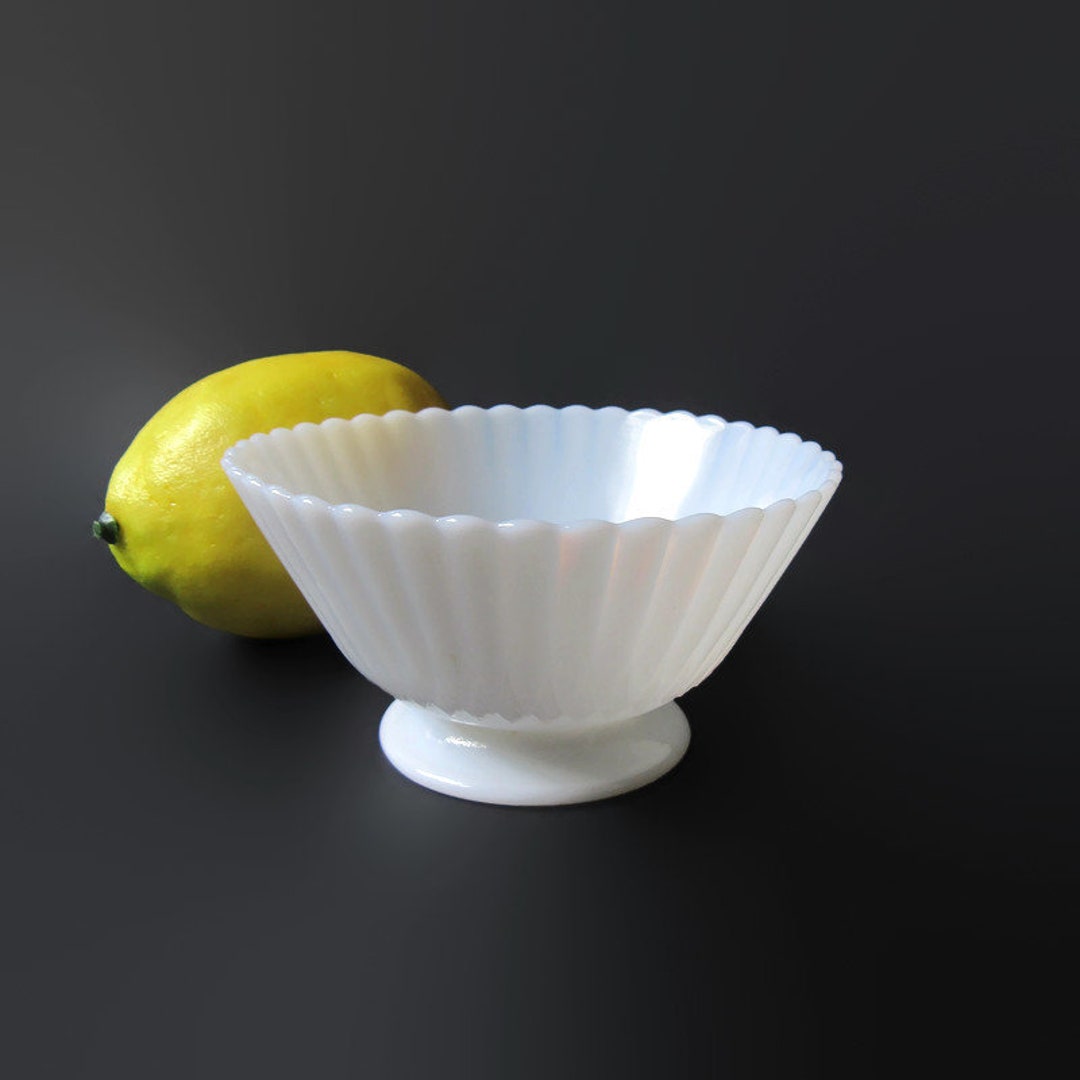 Macbeth Evans Petalware Monax (white) Low Sherbet, 1930-1950 ...