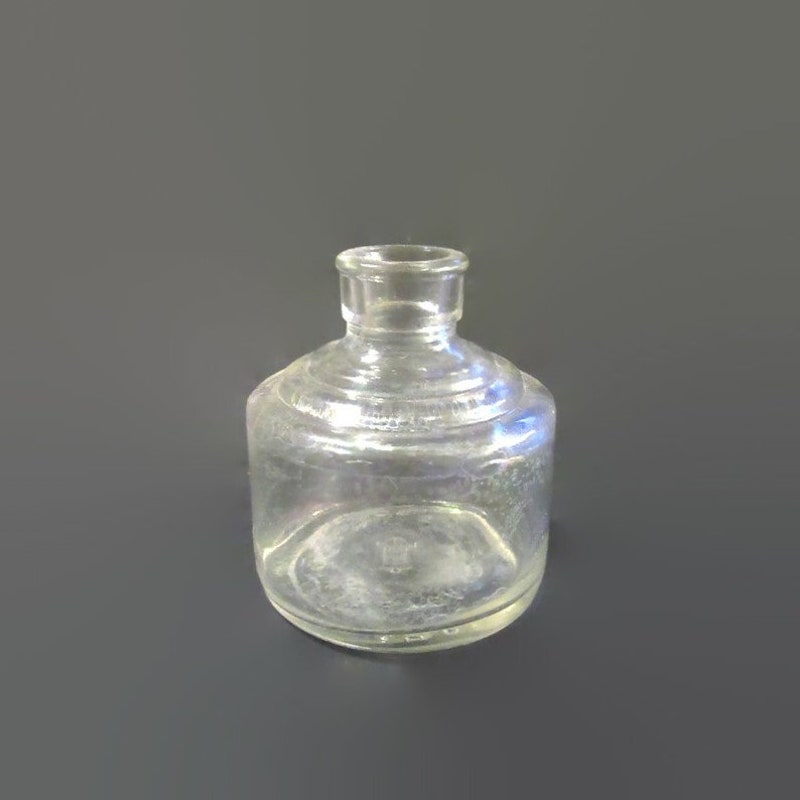 Antique Round Inkwell - Etsy
