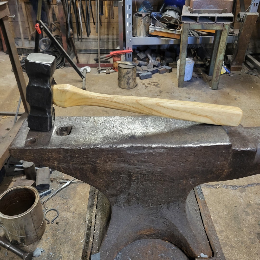 3.5 Lbs Blacksmith Rounding Hammer - Etsy