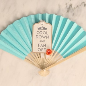 Gift Tags for a Wedding Fan • Original and Creative Favors • Gift Tags ...