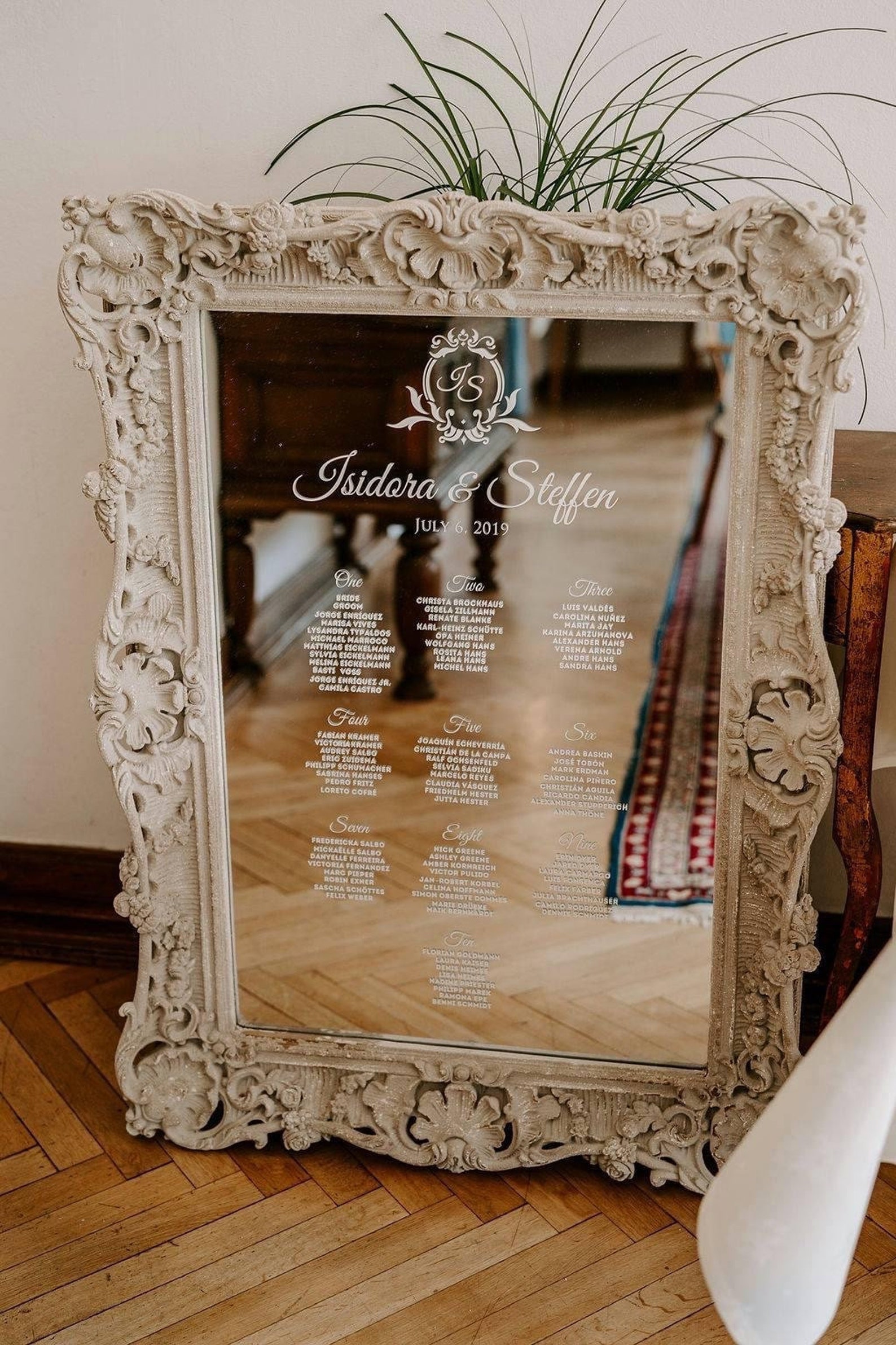 ARCH Seating Chart • ARCH Table Plan • 4 Pre-designed Templates • Vinyl ...