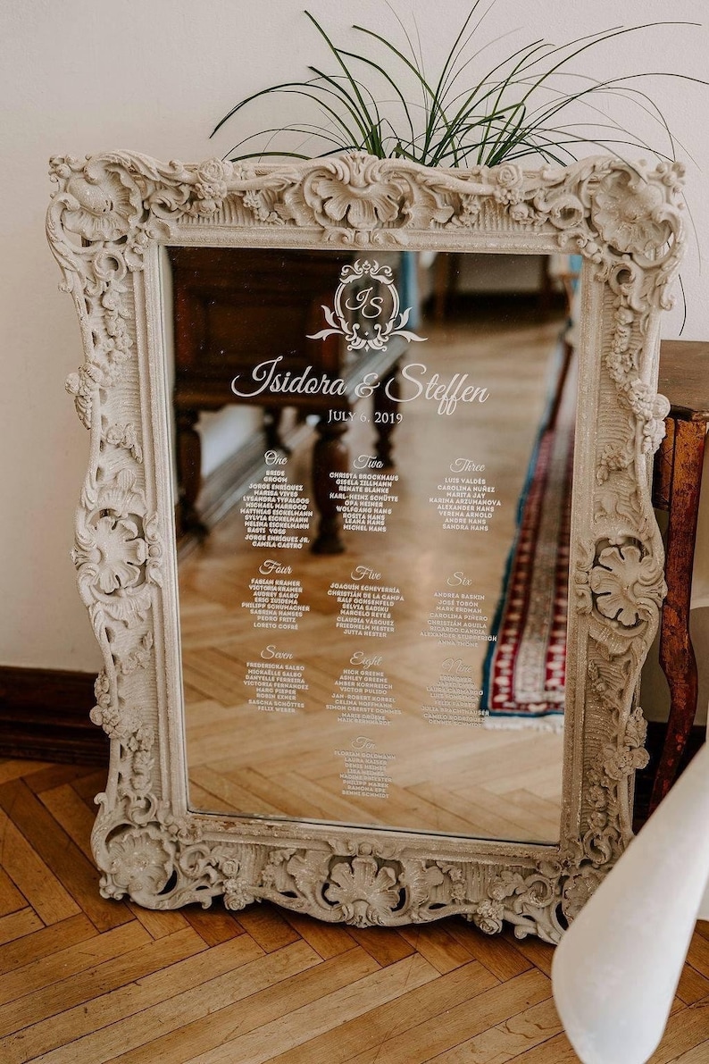 ARCH Seating Chart • ARCH Table Plan • 4 Pre-designed Templates • Vinyl ...