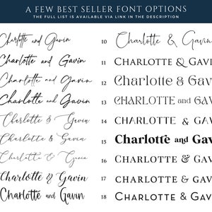 ARCH Seating Chart • ARCH Table Plan • 4 Pre-designed Templates • Vinyl ...