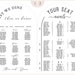 ARCH Seating Chart • ARCH Table Plan • 4 Pre-designed Templates • Vinyl ...