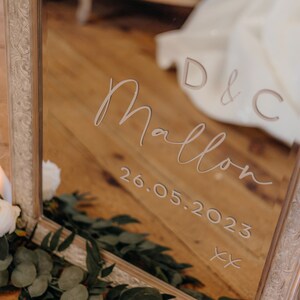 Hello Darling / Beautiful Mirror Wedding Welcome Sign DIY - Etsy