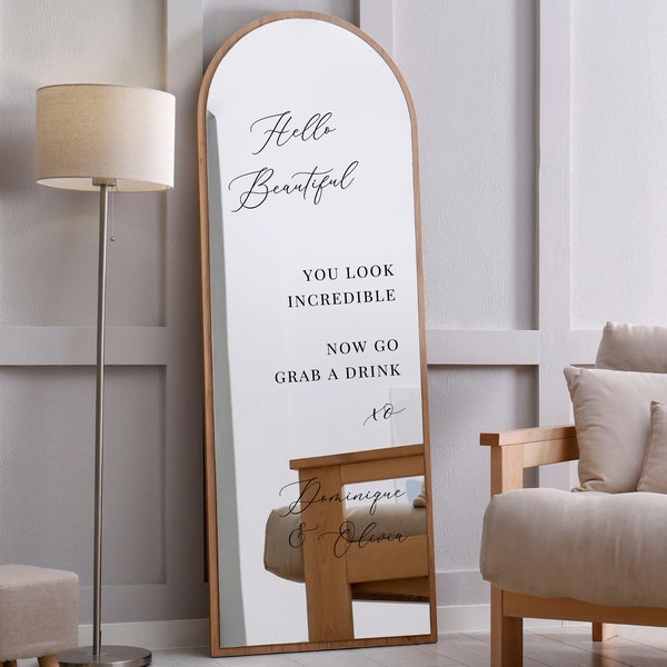 Welcome Sign Wedding Full Mirror - Etsy