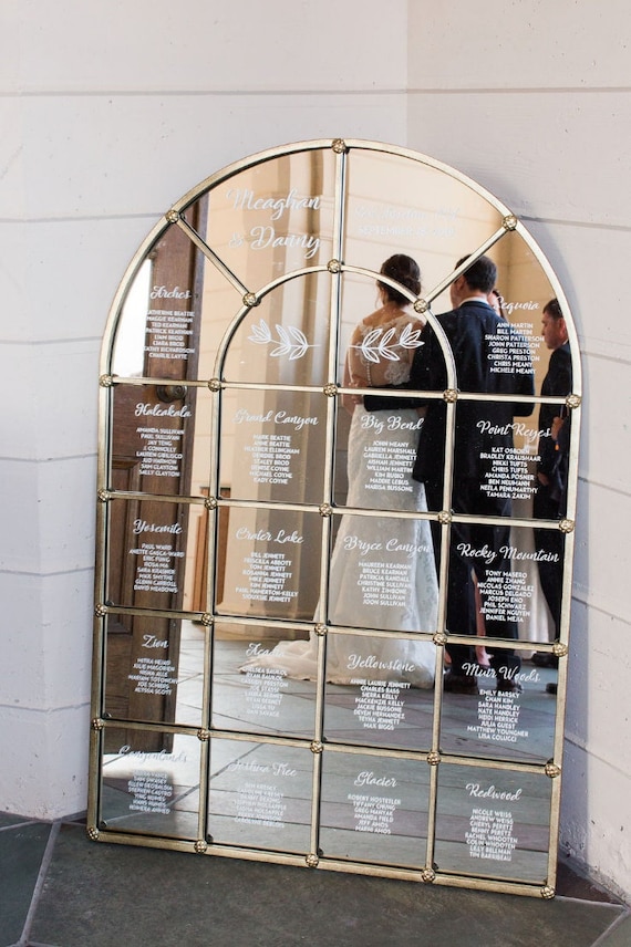 Mirror Table Plan for Window Mirrors/window Glass Frames | Etsy