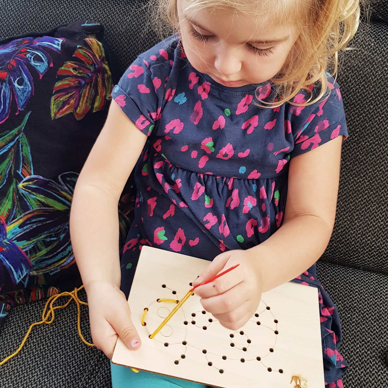 Kids Learn to Sew Kit With Plastic Needle Montessori Sewing Kit ...