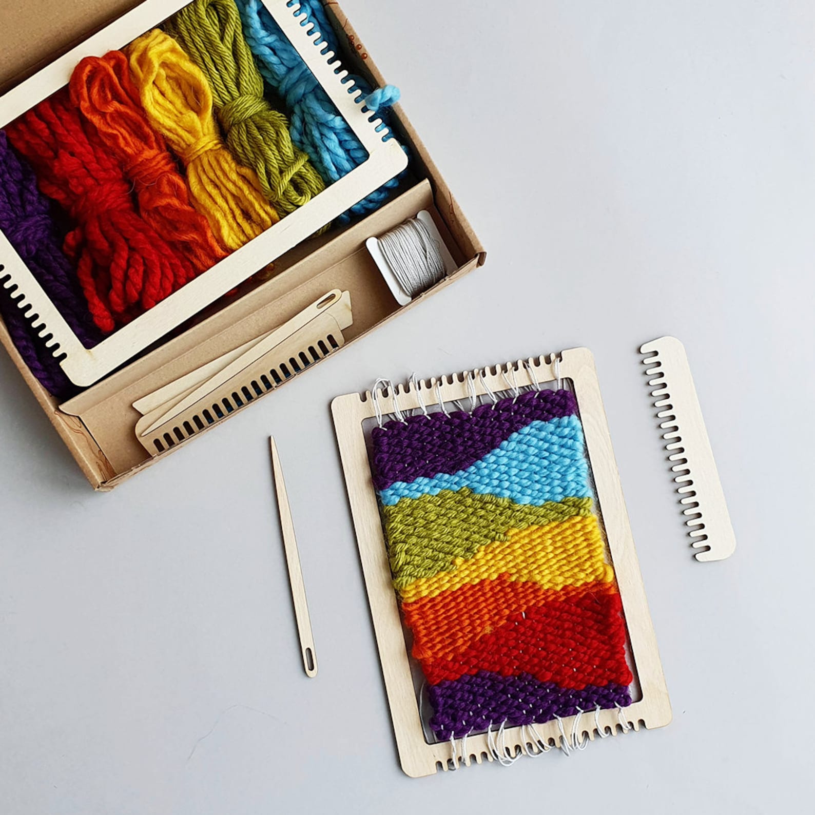 Weaving Lap Loom Kit for Beginners Adults Kids Teens Tweens - Etsy