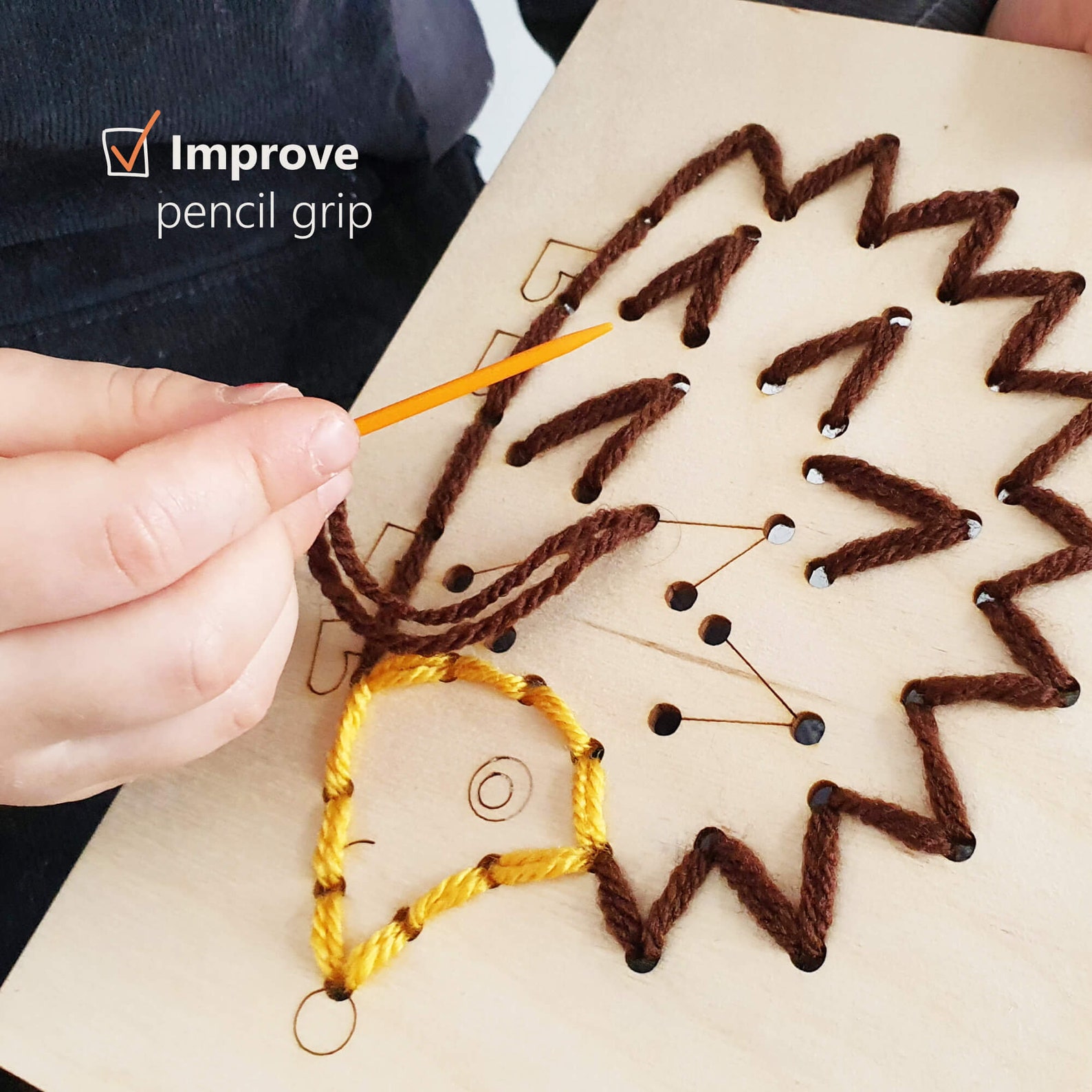 Kids Learn to Sew Kit With Plastic Needle Montessori Sewing Kit ...