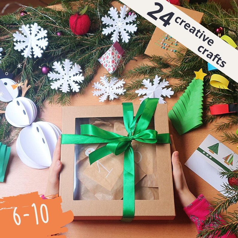 Complete Advent Calendar With 24 Crafts – Christmas Family Memories ...
