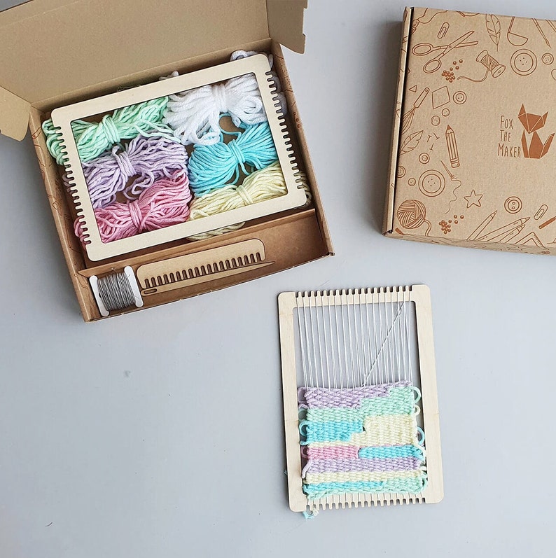 Weaving Lap Loom Kit for Beginners Adults Kids Teens Tweens - Etsy